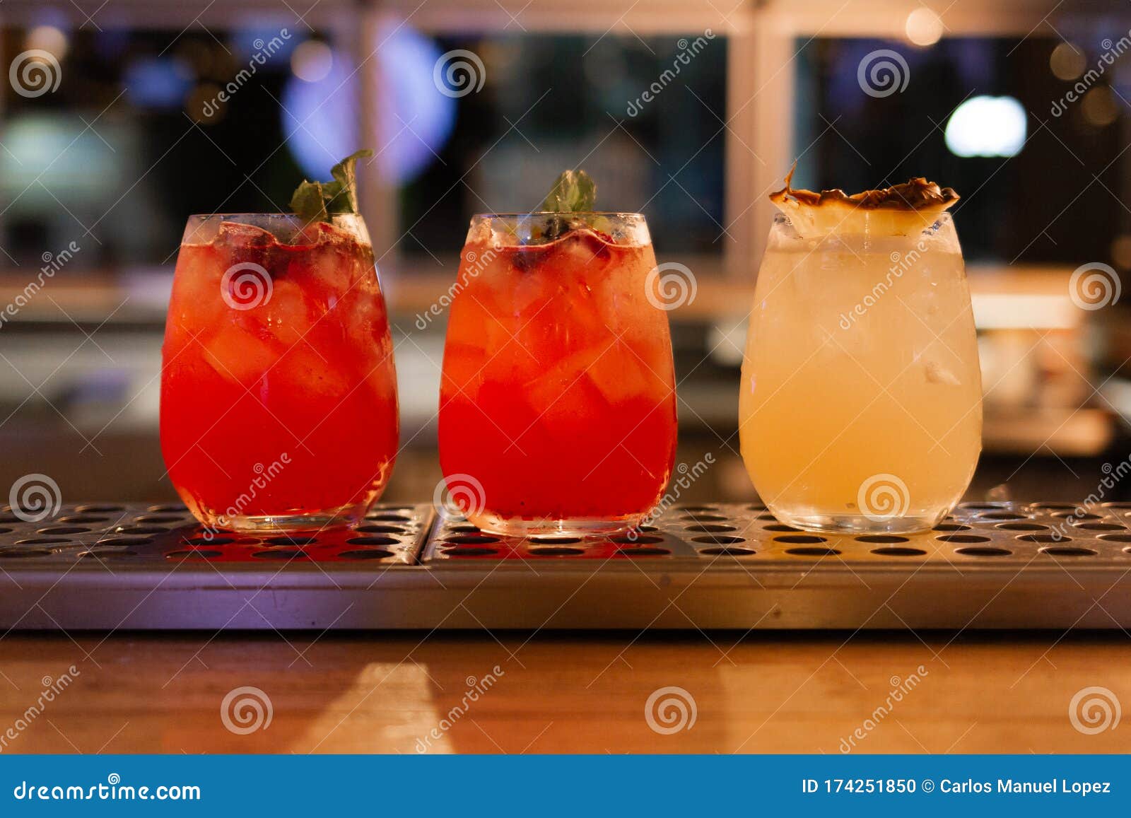 Cocktail prepared in a bar stock photo. Image of alcohol - 174251850