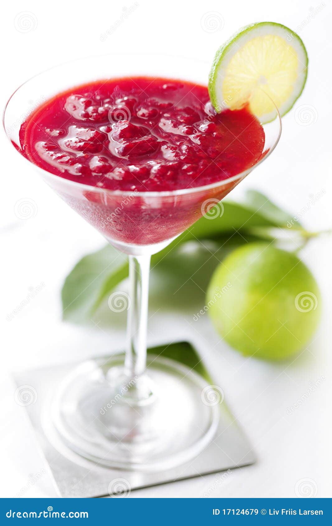 Cocktail raspberry stock image. Image of cocktail, close - 17124679