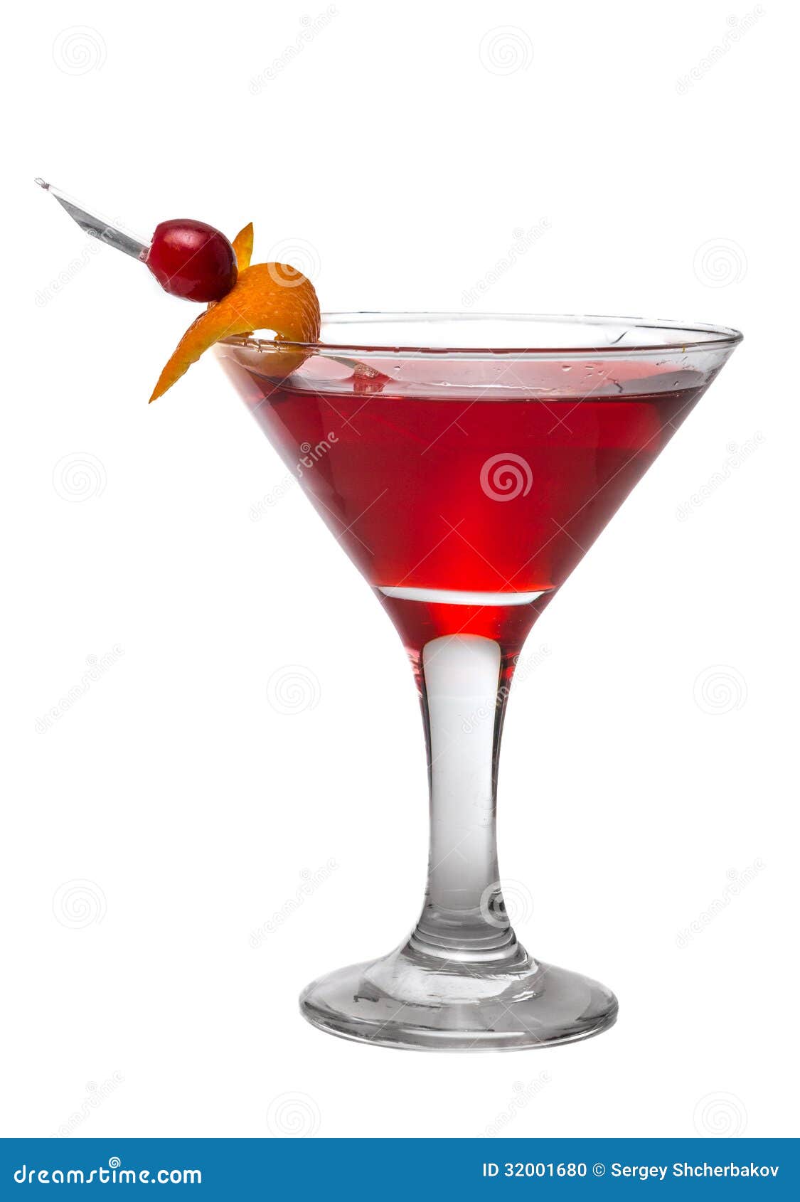 Cocktail red stock photo. Image of cool, ornate, isolated - 32001680