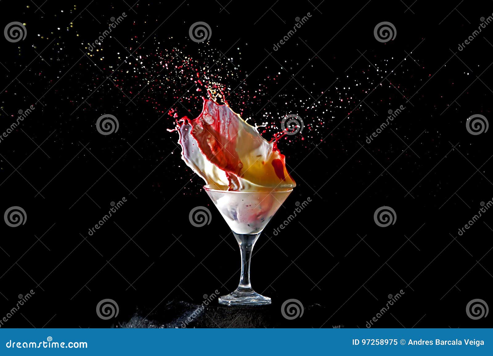 Cocktail stock image. Image of items, customers, fiesta - 97258975