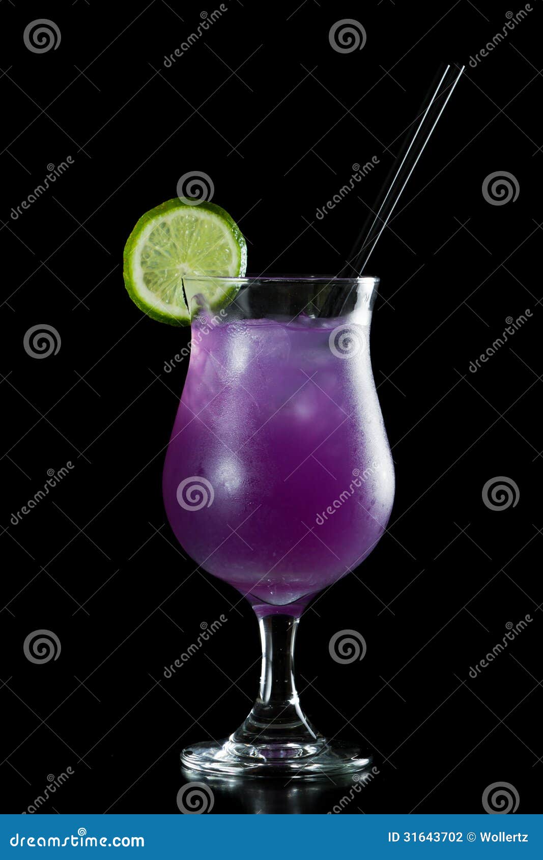 Cocktail roxo foto de stock. Imagem de palhas, refrescar - 31643702