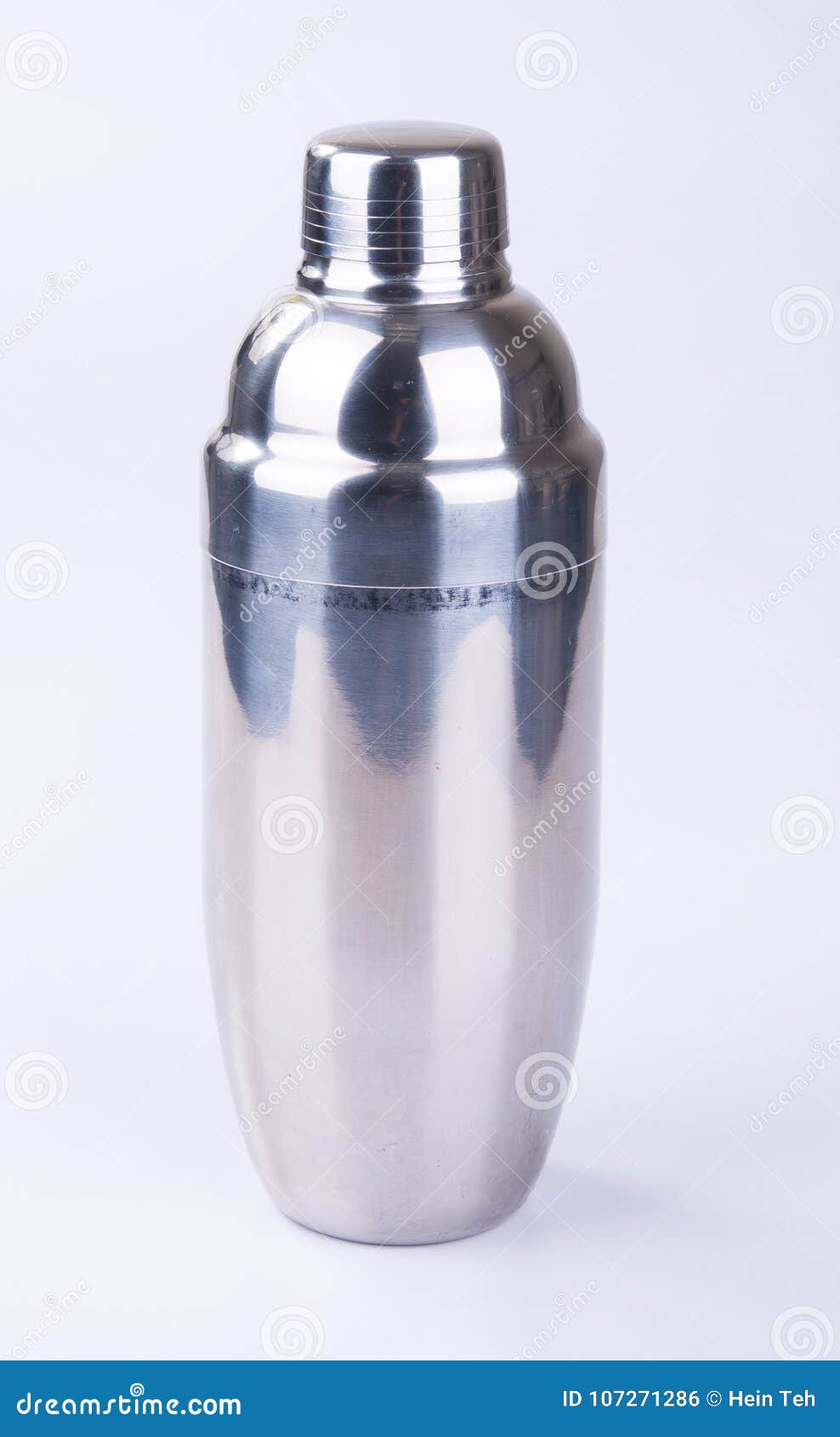 Cocktail Shaker or Shaker on a Background. Stock Photo - Image of ...