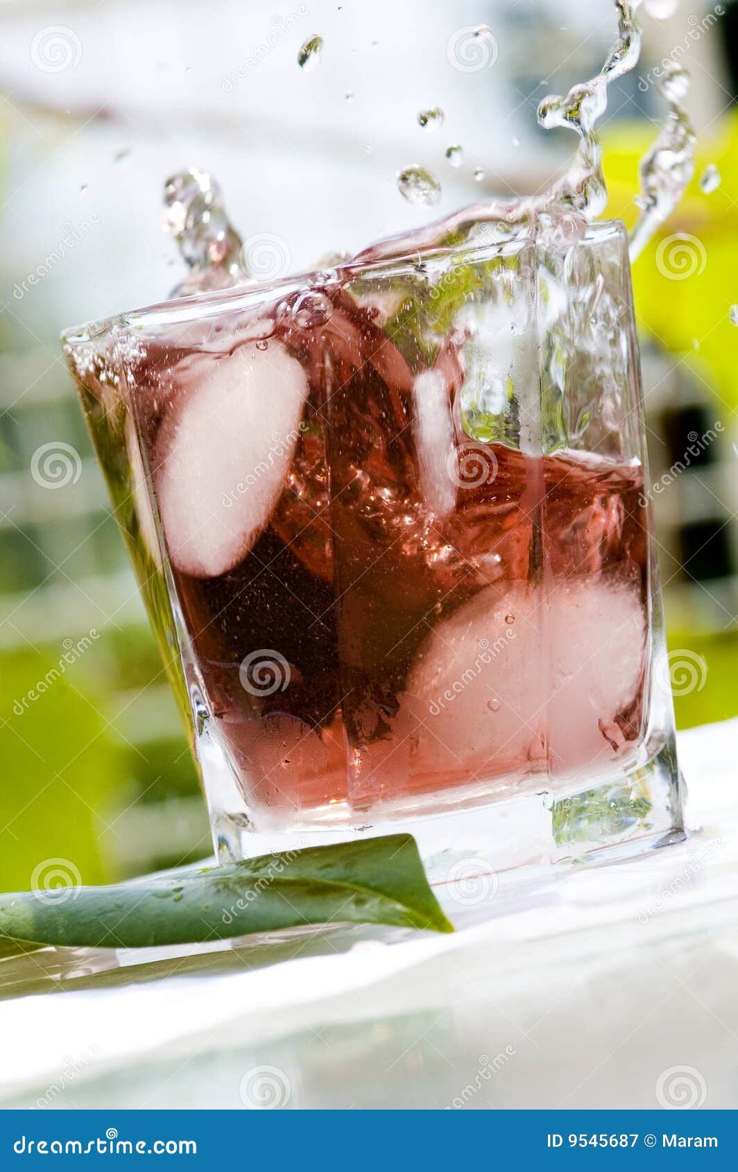 Cocktail splash stock image. Image of caipirina, drink - 9545687