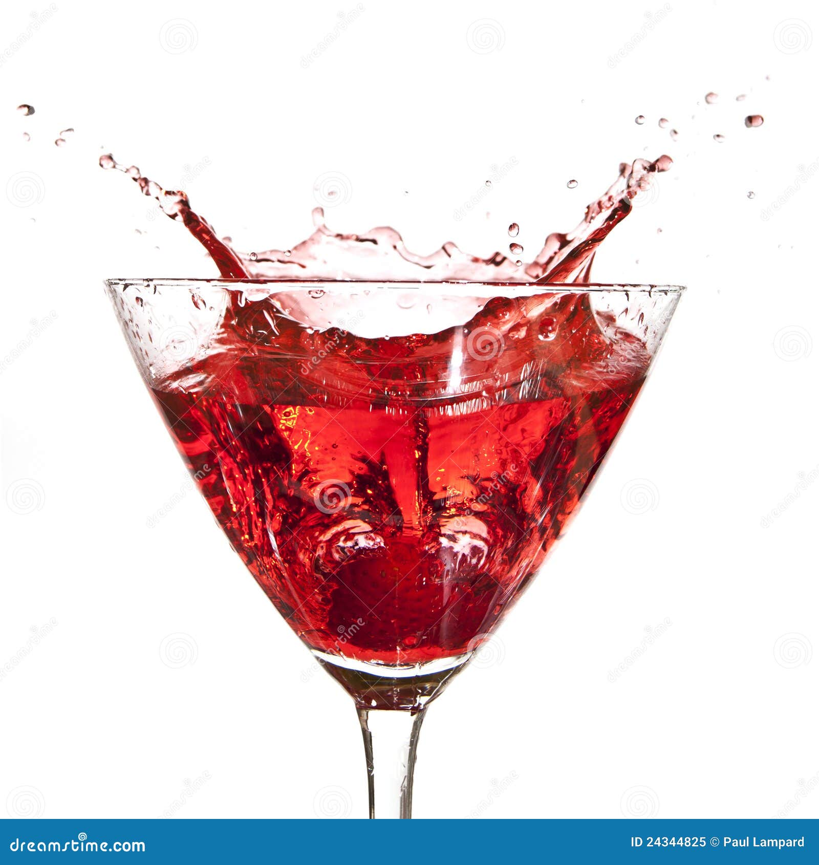 Cocktail strawberry splash stock image. Image of transparent - 24344825
