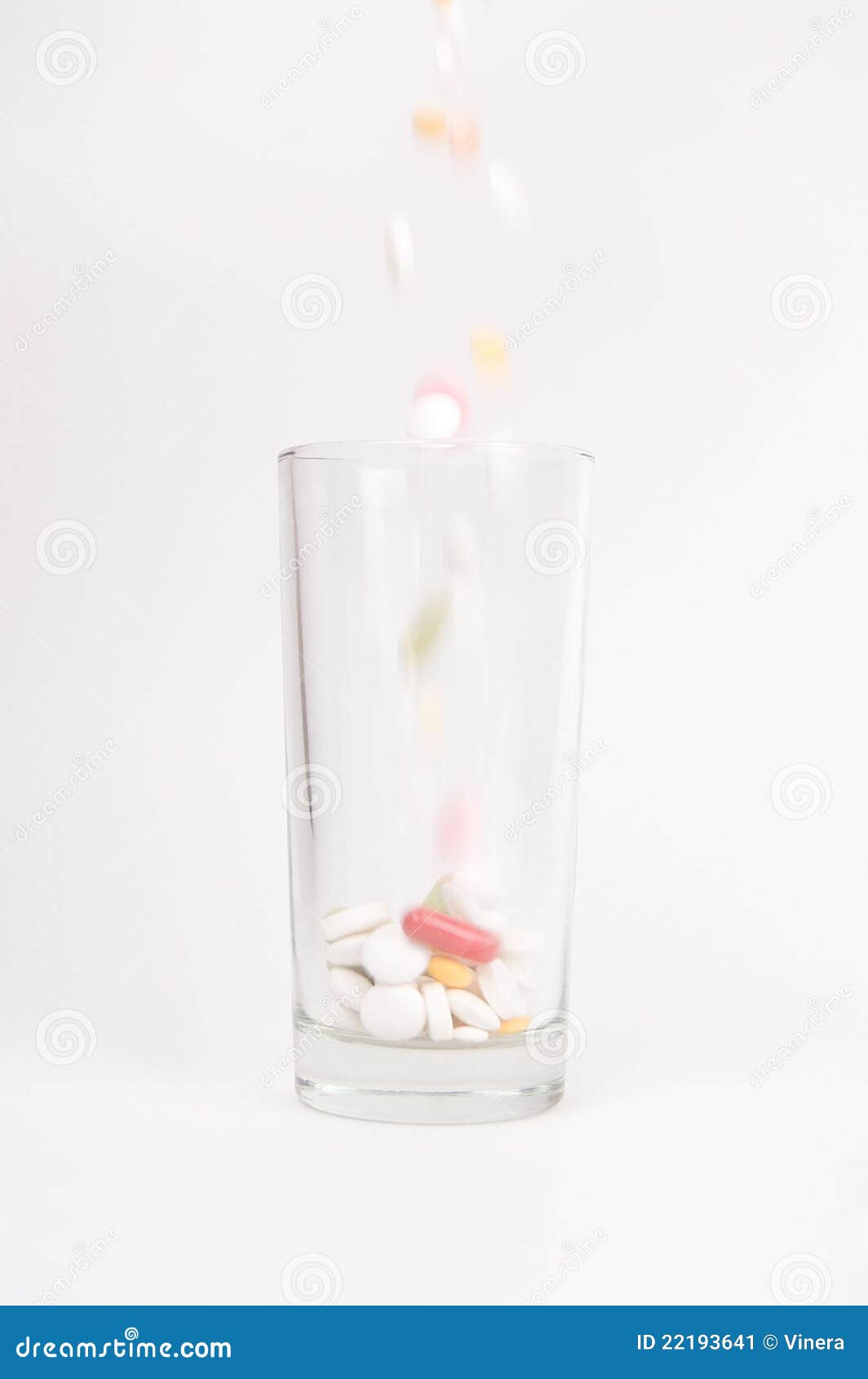 Cocktail from tablets stock image. Image of full, medicine - 22193641