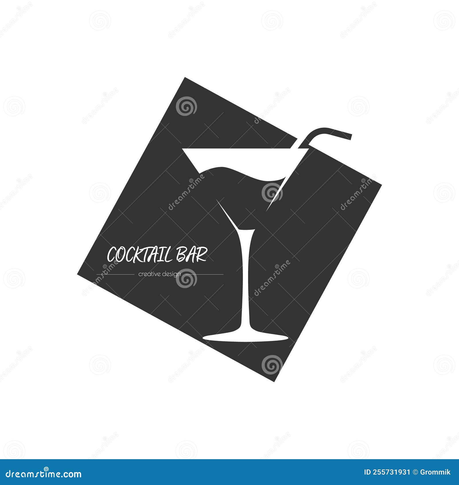 Cocktail. Template for a Logo, Label, Emblem or Sticker Stock Vector ...
