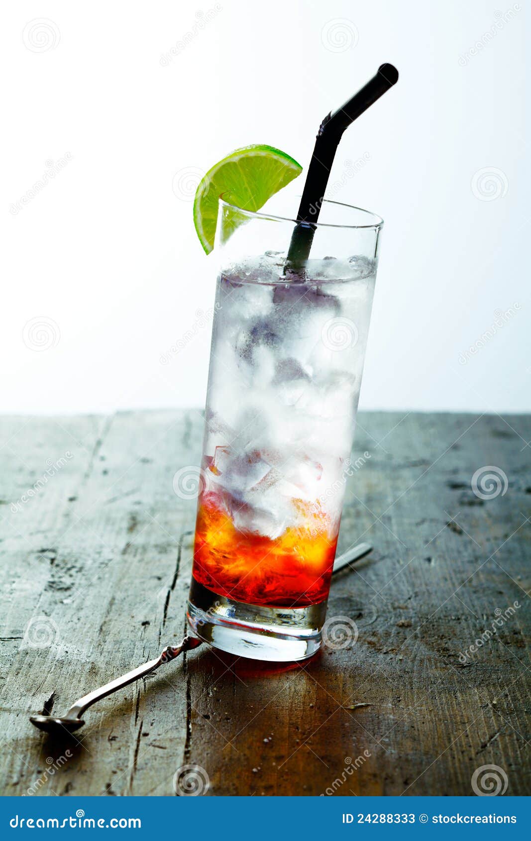 Cocktail Vodka with Grenadine Stock Image - Image of tasty, tropical ...