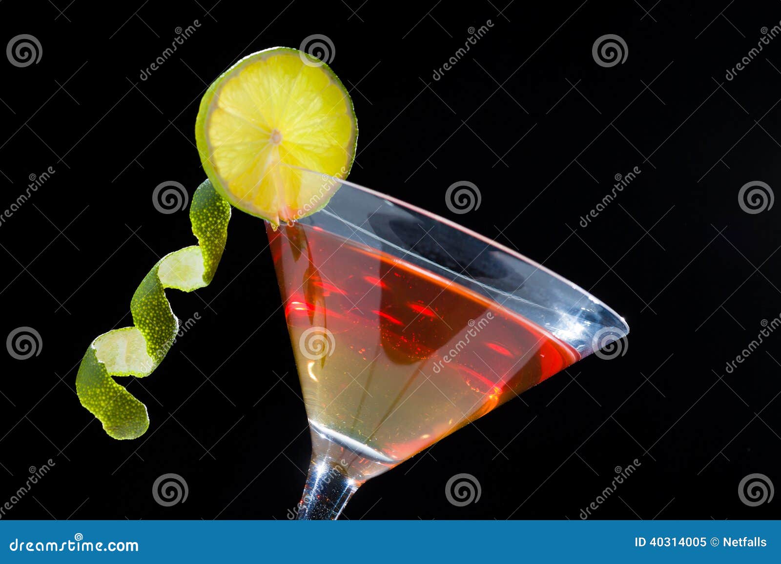 Cocktail with Whisky and Raspberry Sphere Stock Image - Image of sodium ...