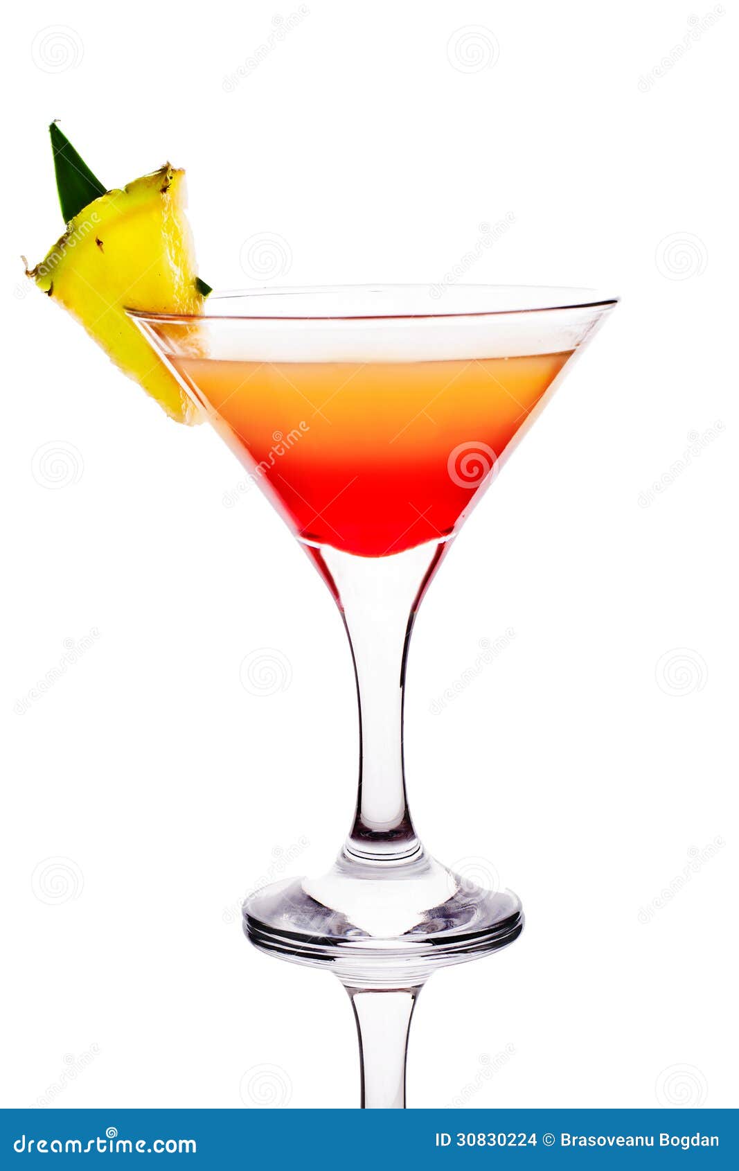 Cocktail on White Background Stock Photo - Image of martini, drink ...