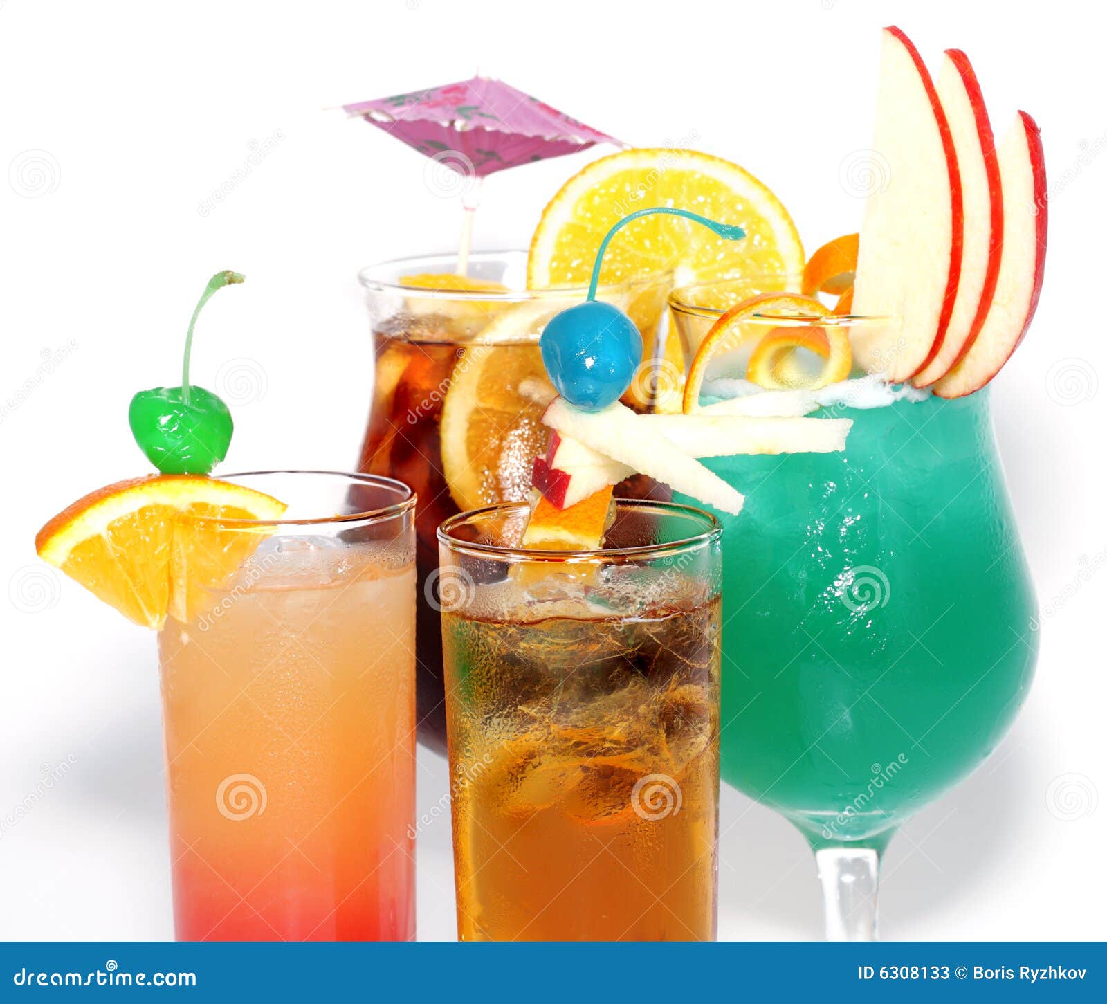 Cocktails stock image. Image of beverage, glass, alcoholic - 6308133
