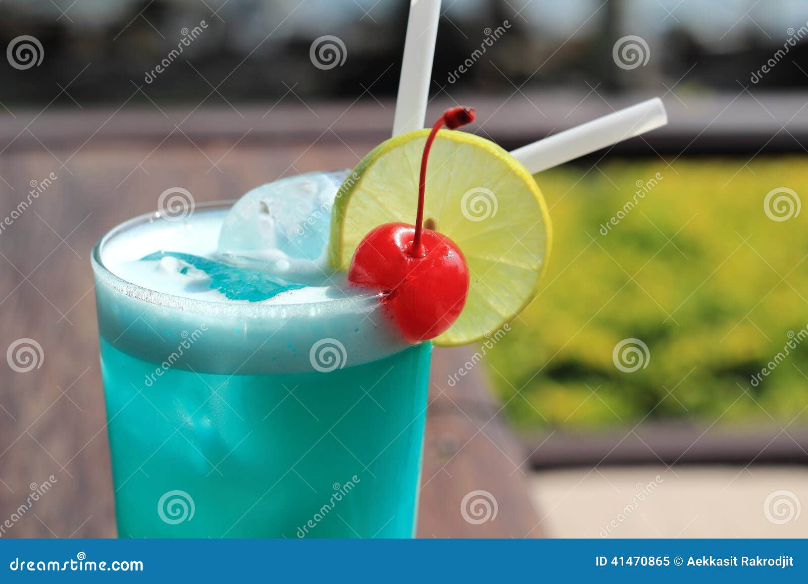 Cocktails,Blue Hawill stock image. Image of drink, drinks - 41470865