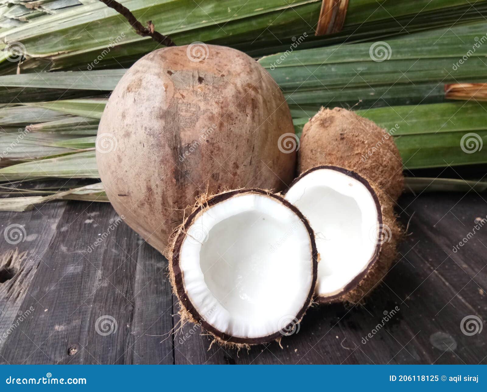 Coco con frutas tropicales imagen de archivo. Imagen de coco - 206118125