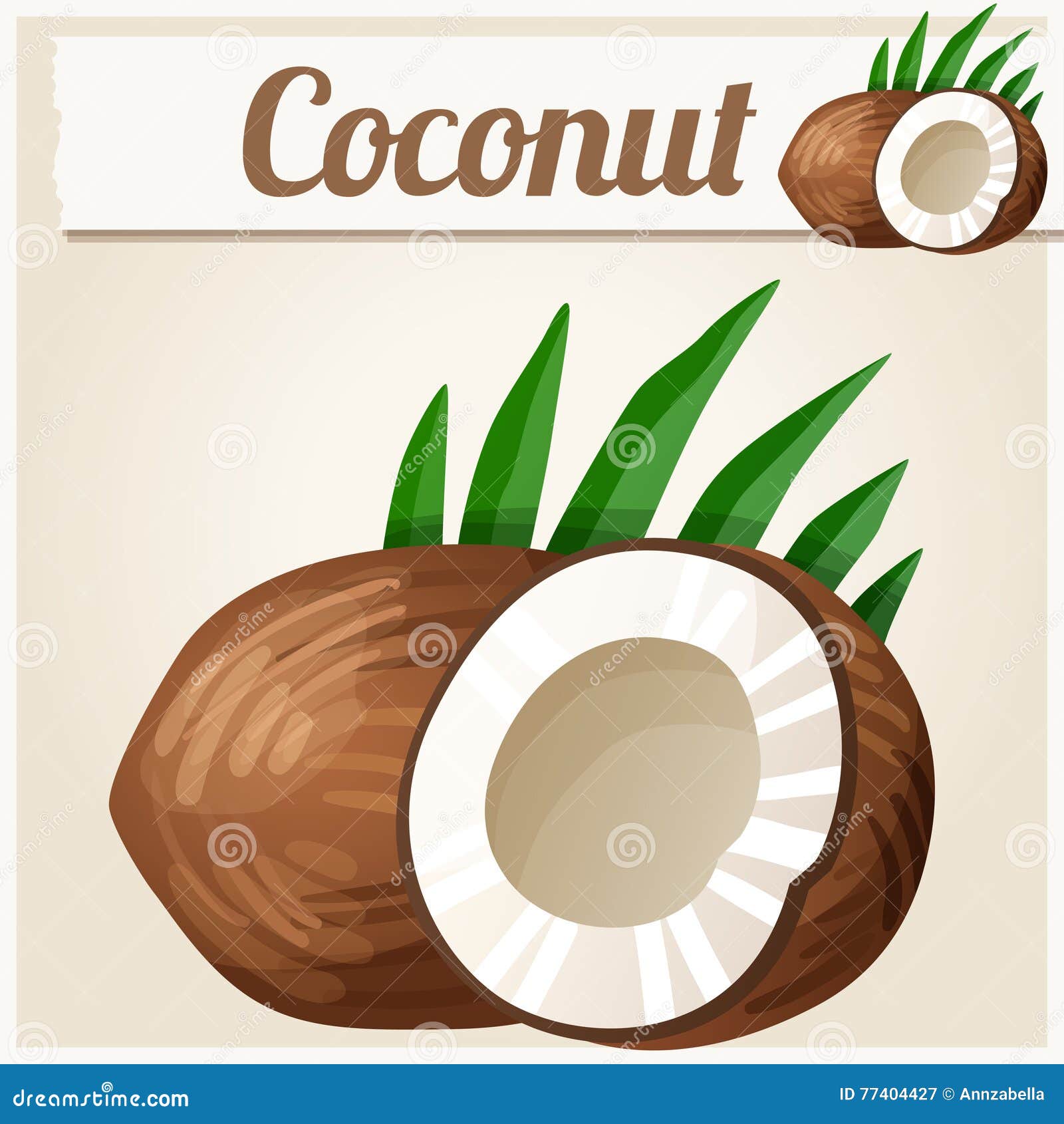 Coco Icono Detallado Del Vector Ilustración del Vector - Ilustración de ...