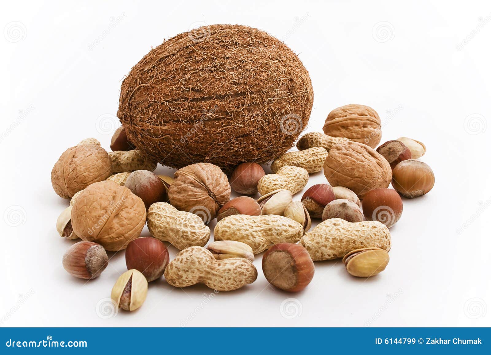 Coco and nuts stock image. Image of heap, gourmet, ingredient - 6144799