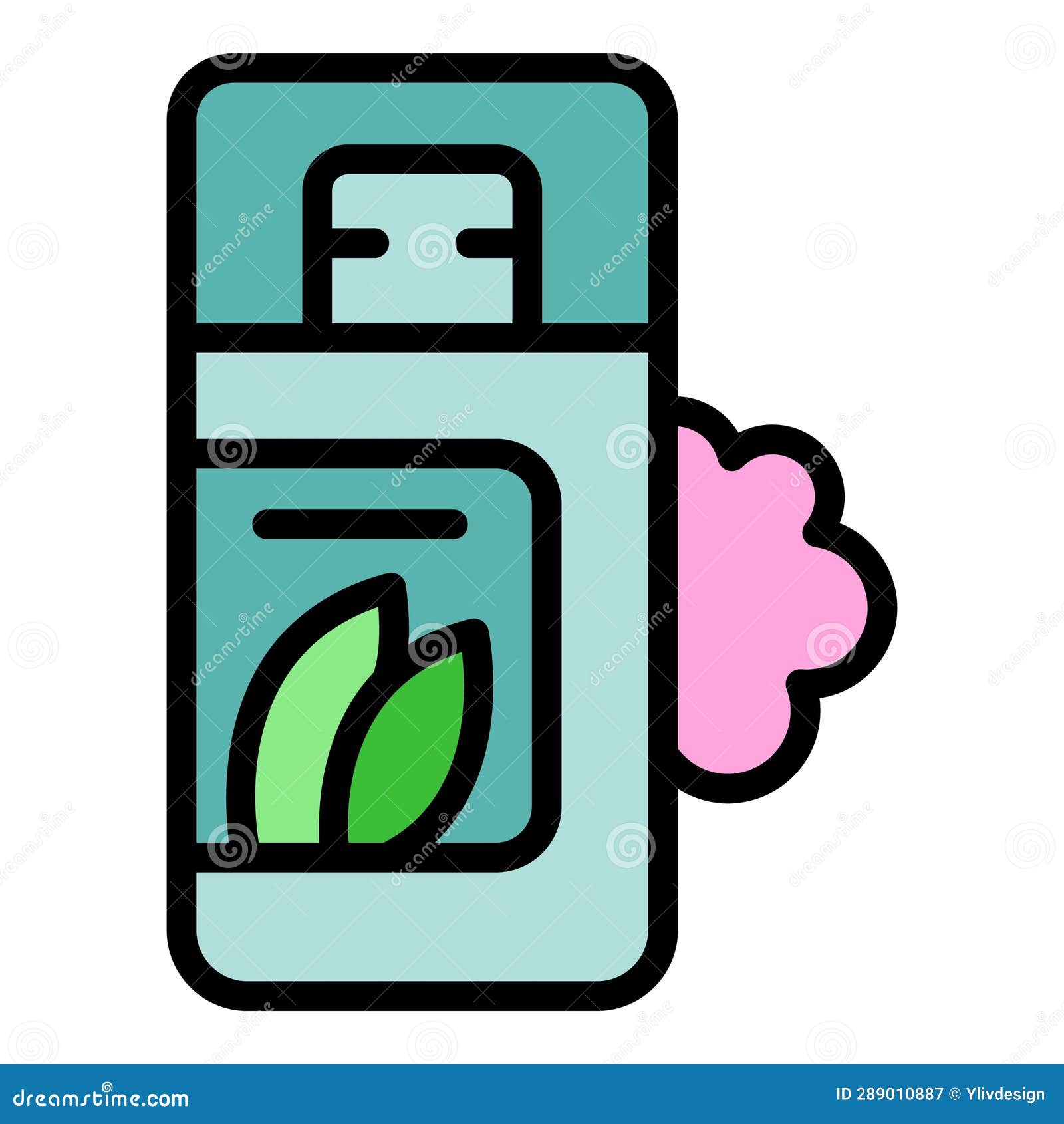 Coco Spray Icon Vector Flat Stock Illustration - Illustration of ...
