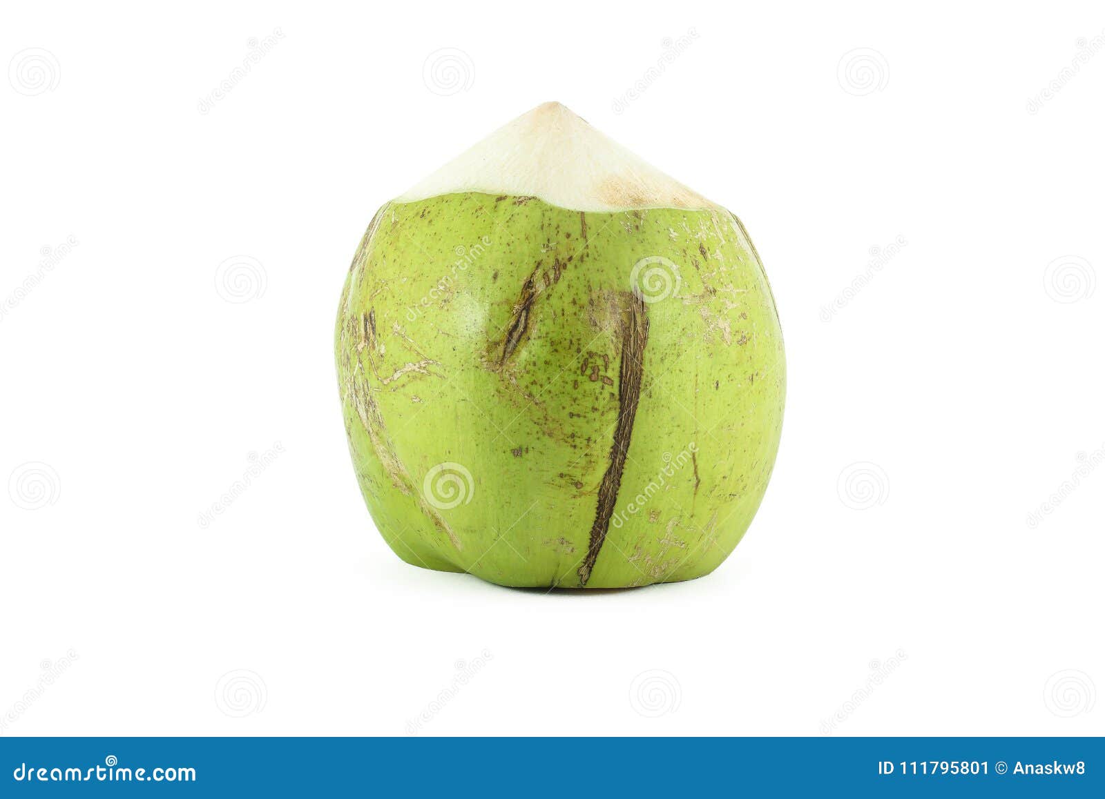 Coco verde imagen de archivo. Imagen de primer, fresco - 111795801