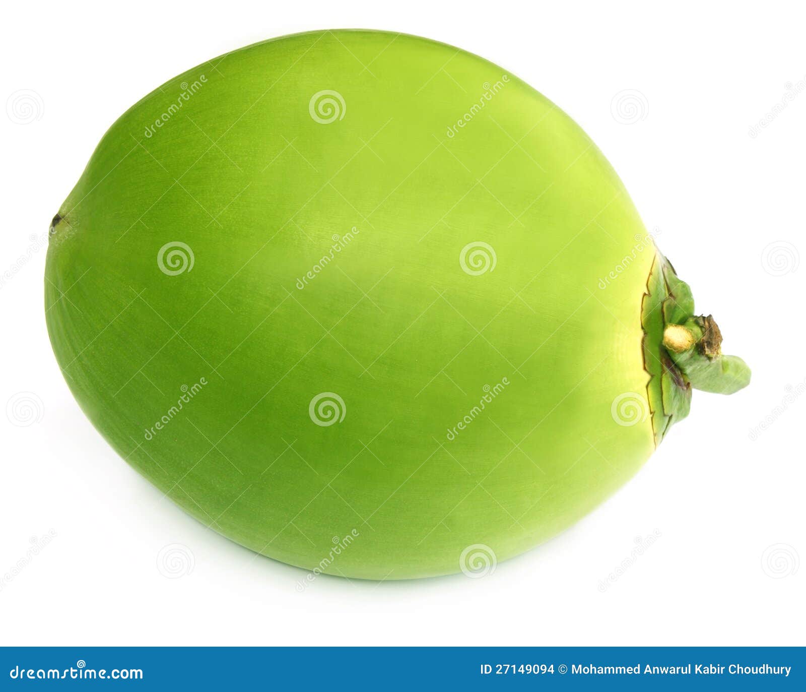 Coco verde foto de archivo. Imagen de isla, fresco, primer - 27149094