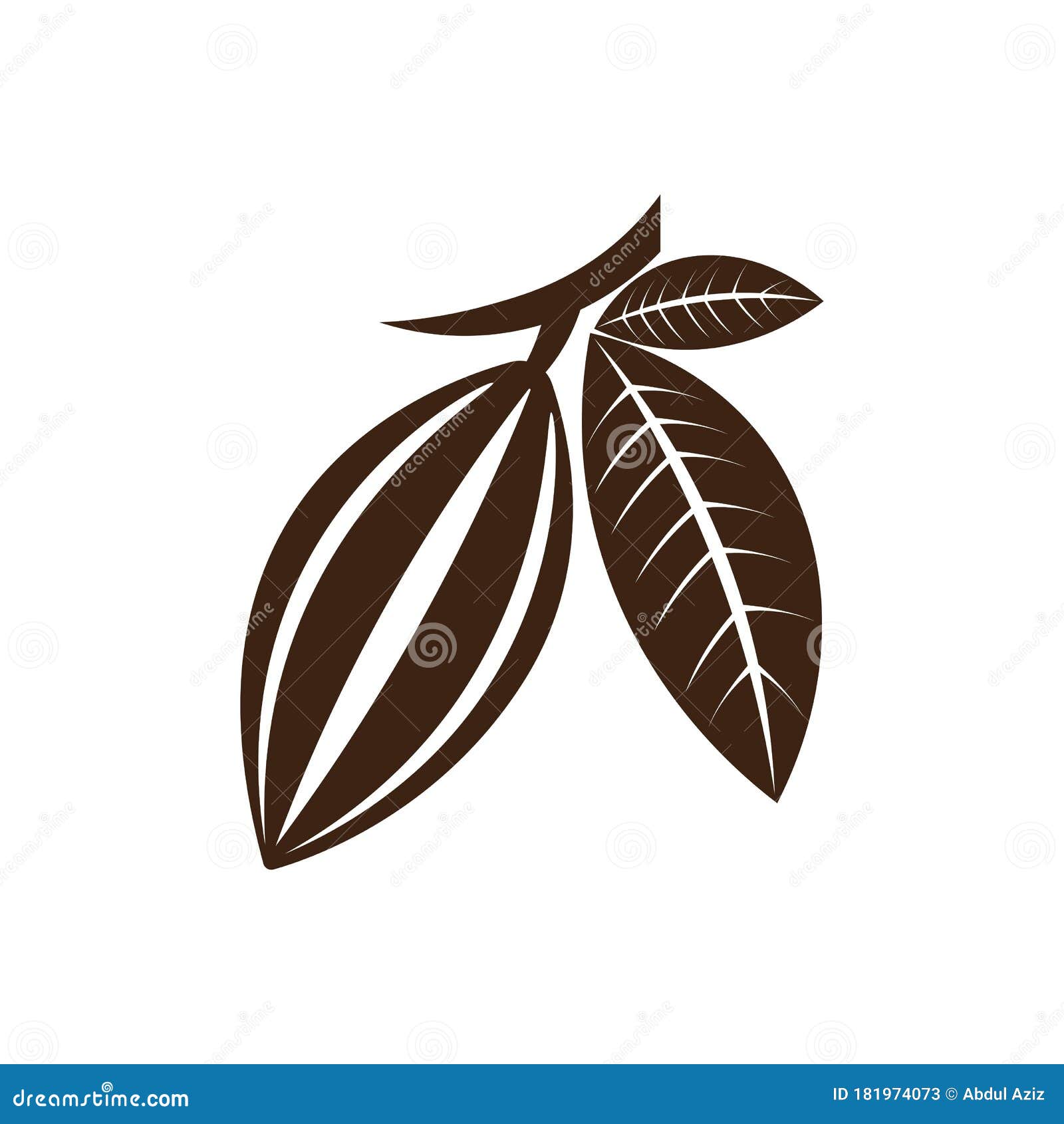 Cocoa, Cocoa Bean Logo Vector Stock Vector - Illustration of seed ...