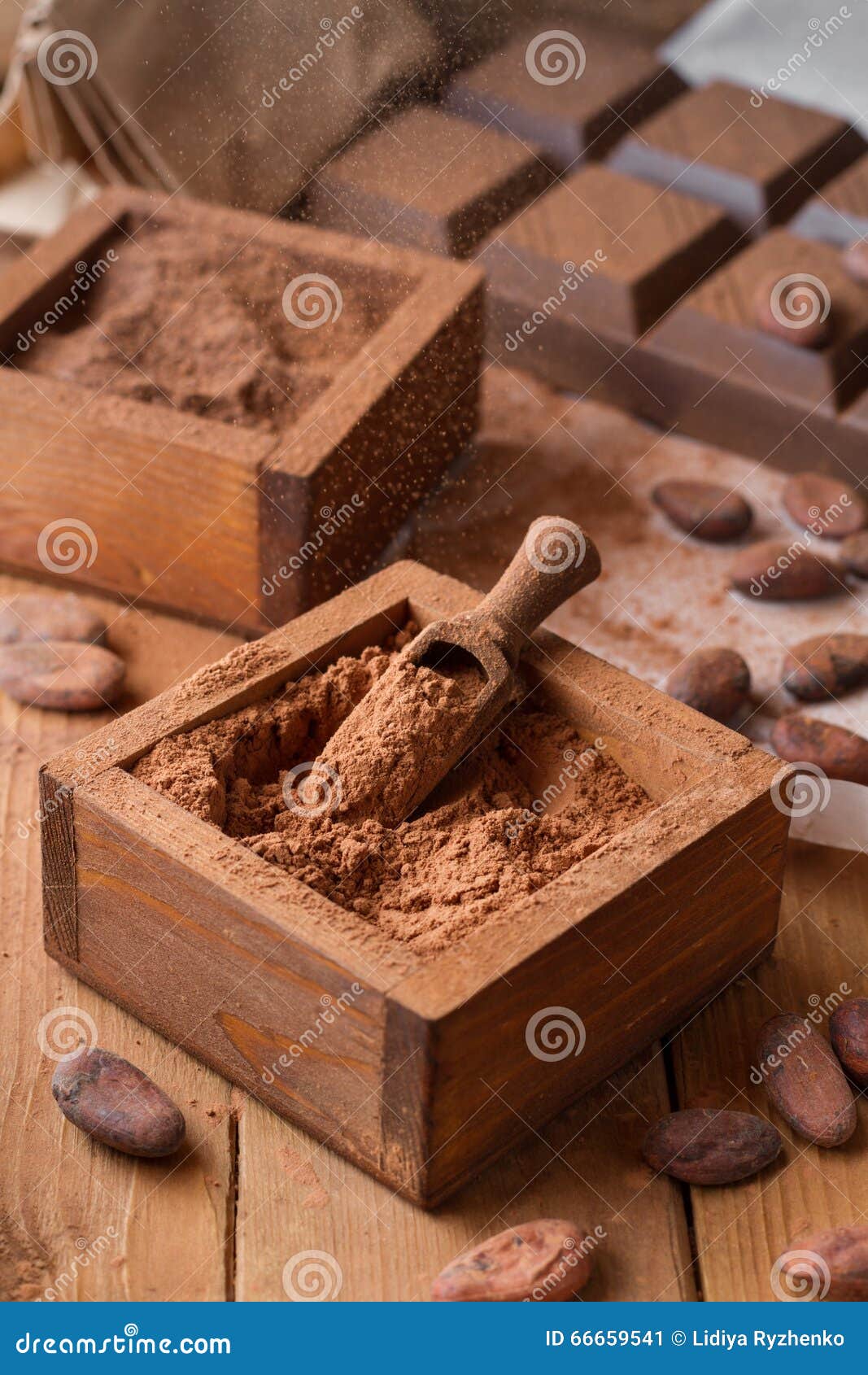 Cocoa Dust Air Box Chocolate Powder Stock Photos - Free & Royalty-Free ...