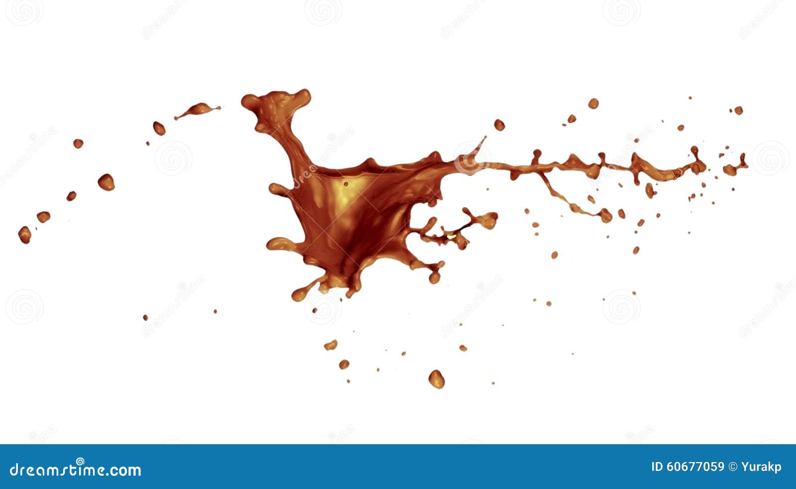 Cocoa Milk Splash on the White Background Stock Image - Image of liquid ...