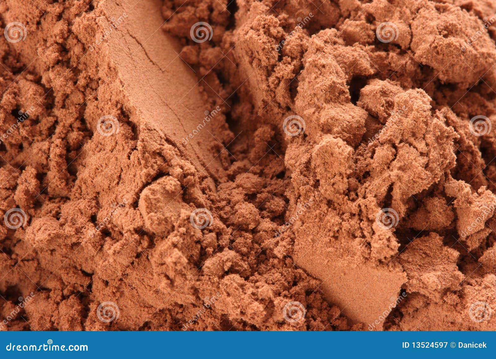 Cocoa powder stock image. Image of white, structure, closeup - 13524597