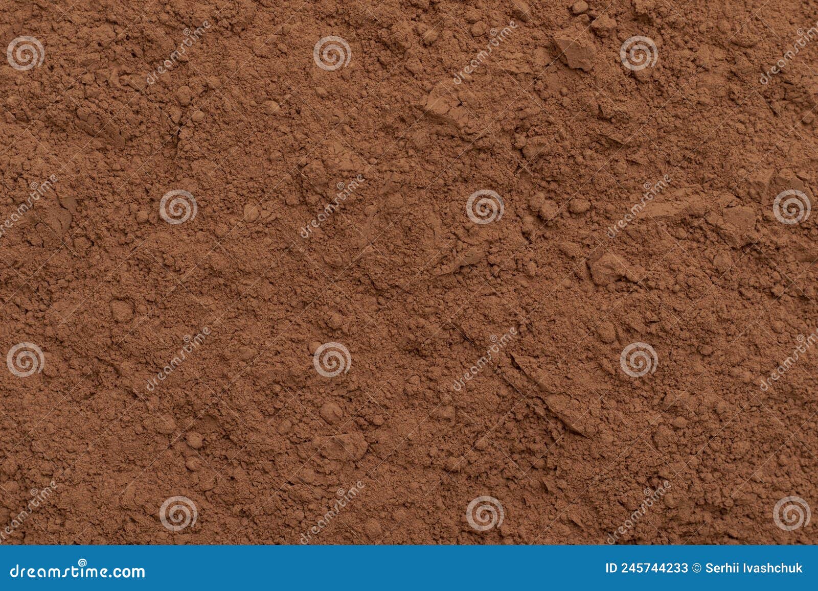 Cocoa powder background. stock image. Image of full - 245744233