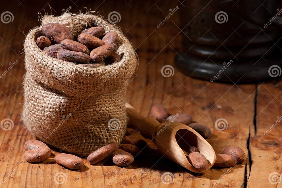 Cocoa sack stock image. Image of wooden, gourmet, sackcloth - 27839773