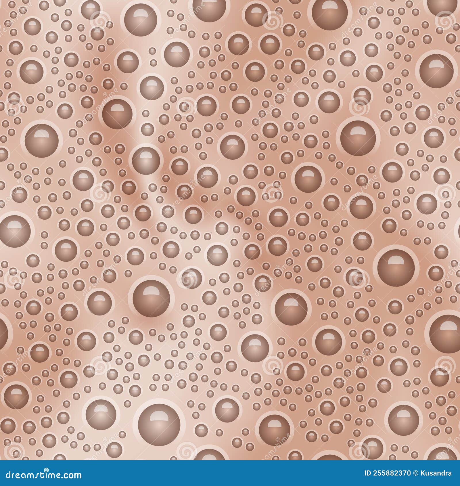 Cocoa Seamless Pattern with Milkshake Texture Top View Stock Photo ...