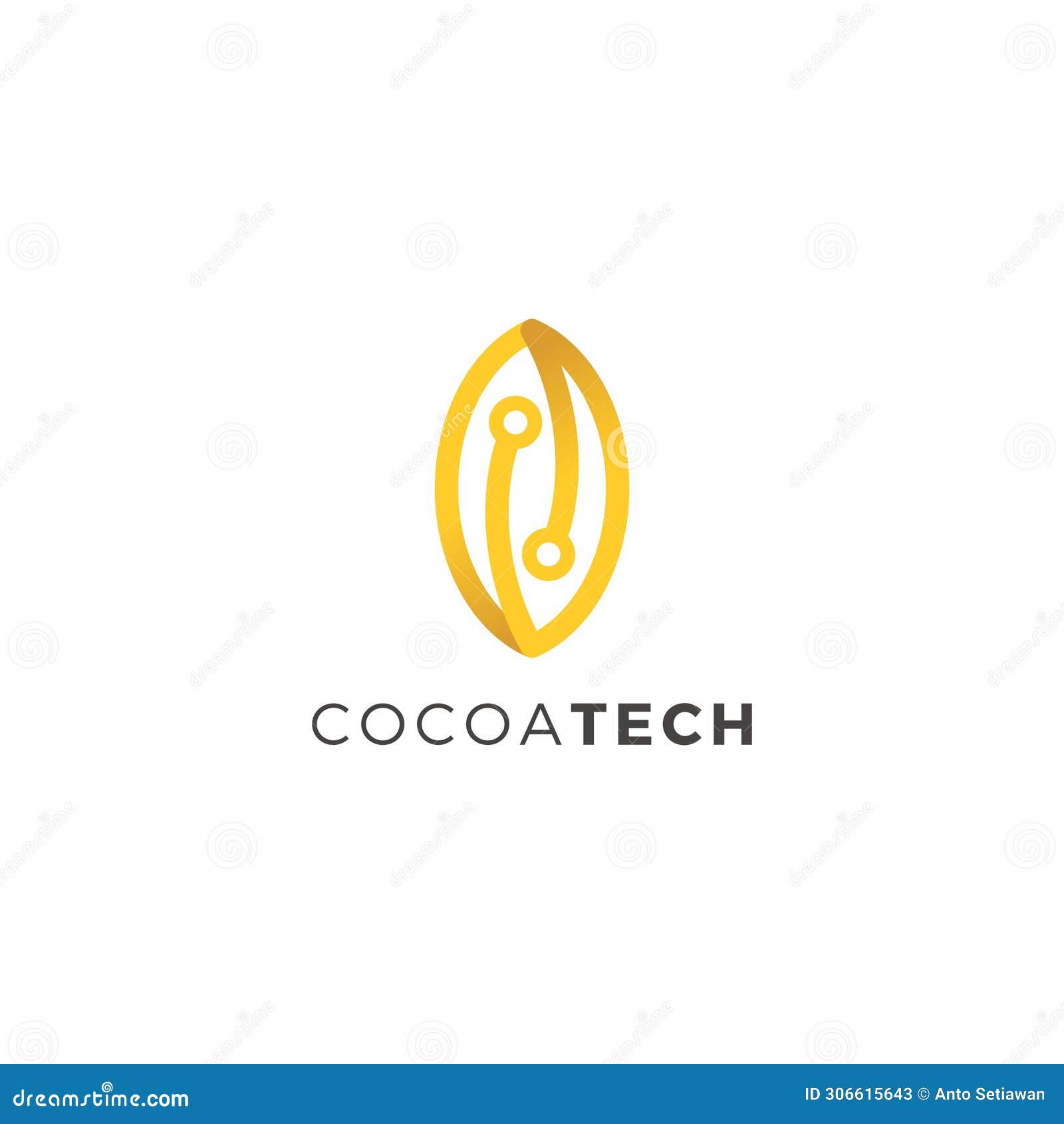 Cocoa Technology Logo stock vector. Illustration of logo - 306615643