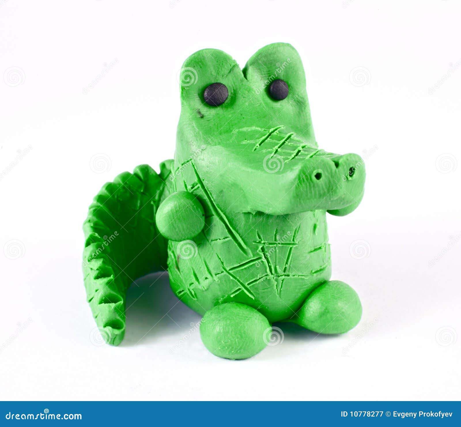 Cocodrilo del Plasticine imagen de archivo. Imagen de juguete - 10778277