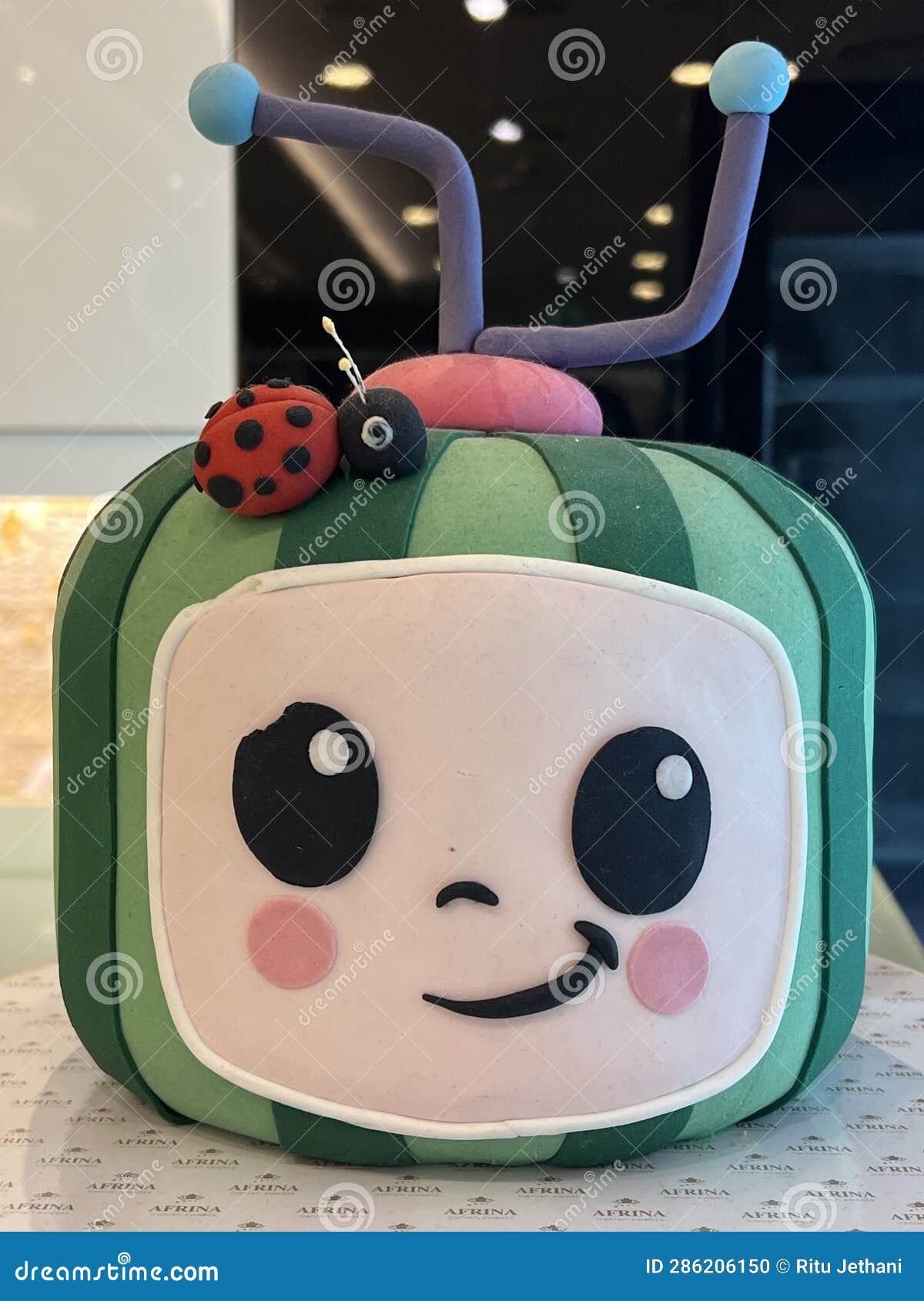 Cocomelon Cake at Etihad Mall in Dubai, UAE Editorial Image - Image of ...