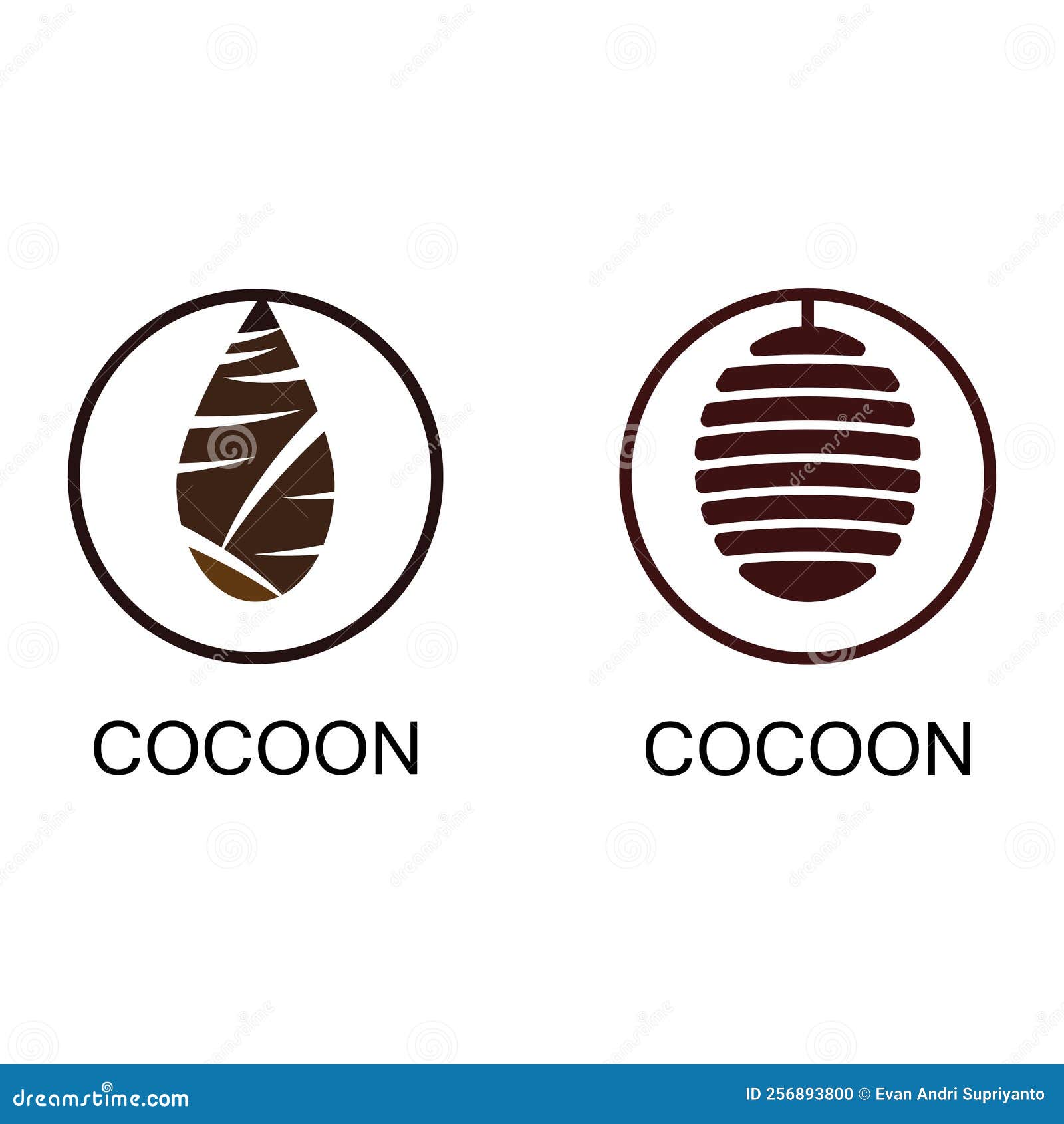 Cocon Illustration Logo Design Vectoriel Illustration de Vecteur ...