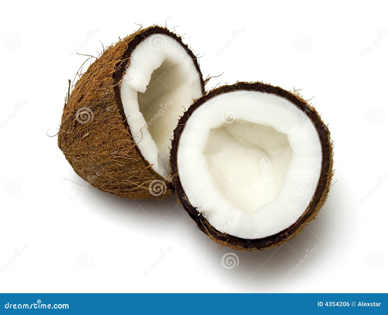 Coconut stock photo. Image of food, open, coconut, white - 4354206
