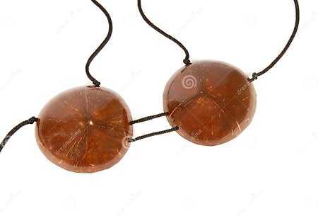 Coconut Bra stock photo. Image of hula, brown, islands - 2835476