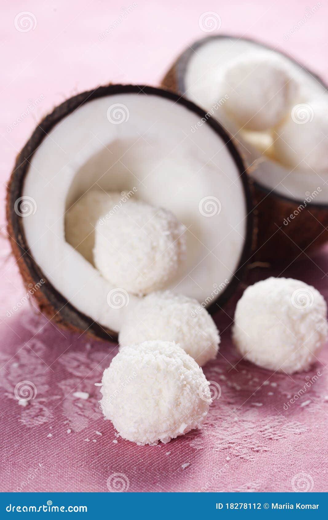 Coconut candies stock photo. Image of food, celebration - 18278112