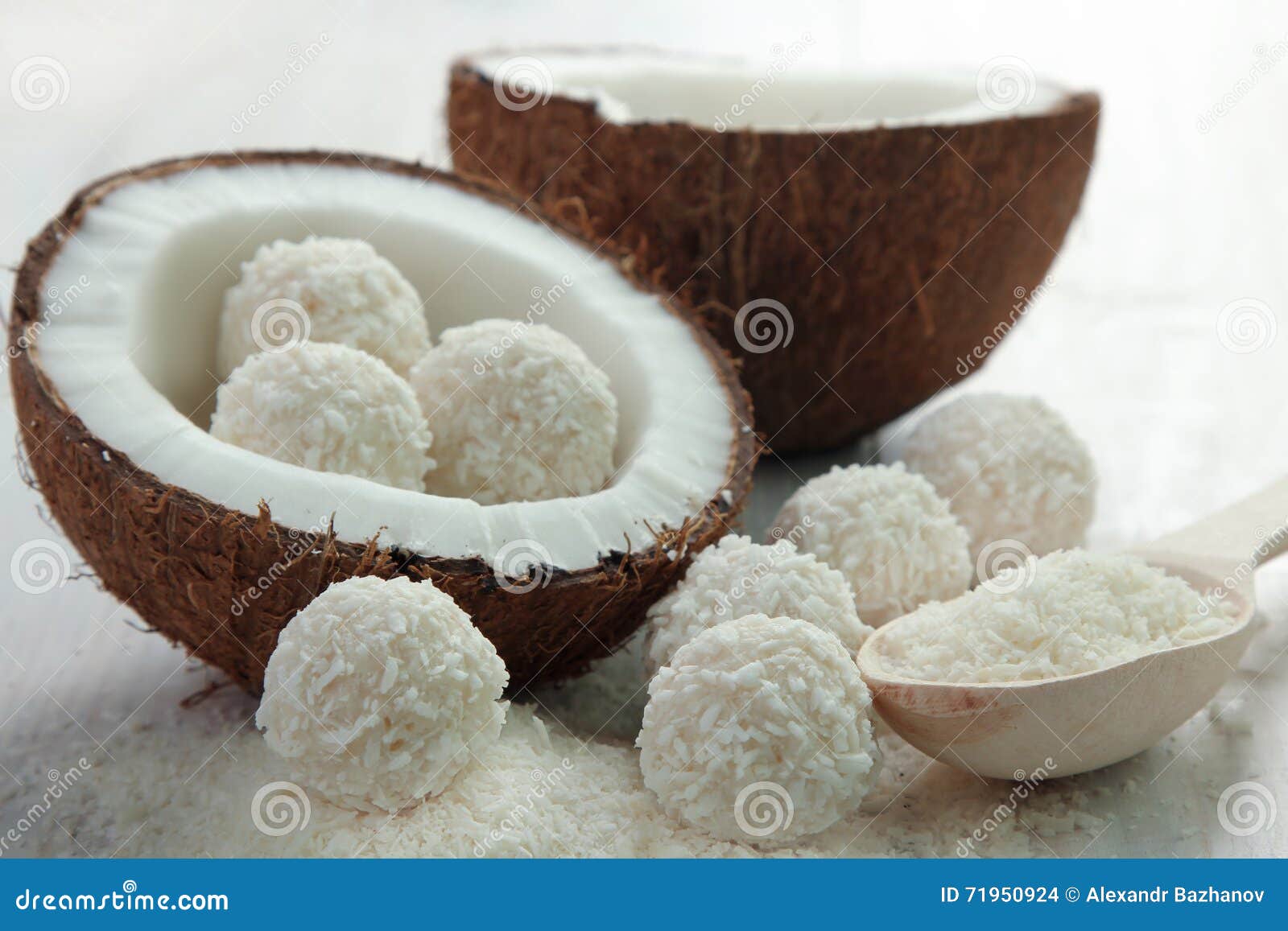 Coconut candy stock photo. Image of coco, fresh, candy - 71950924