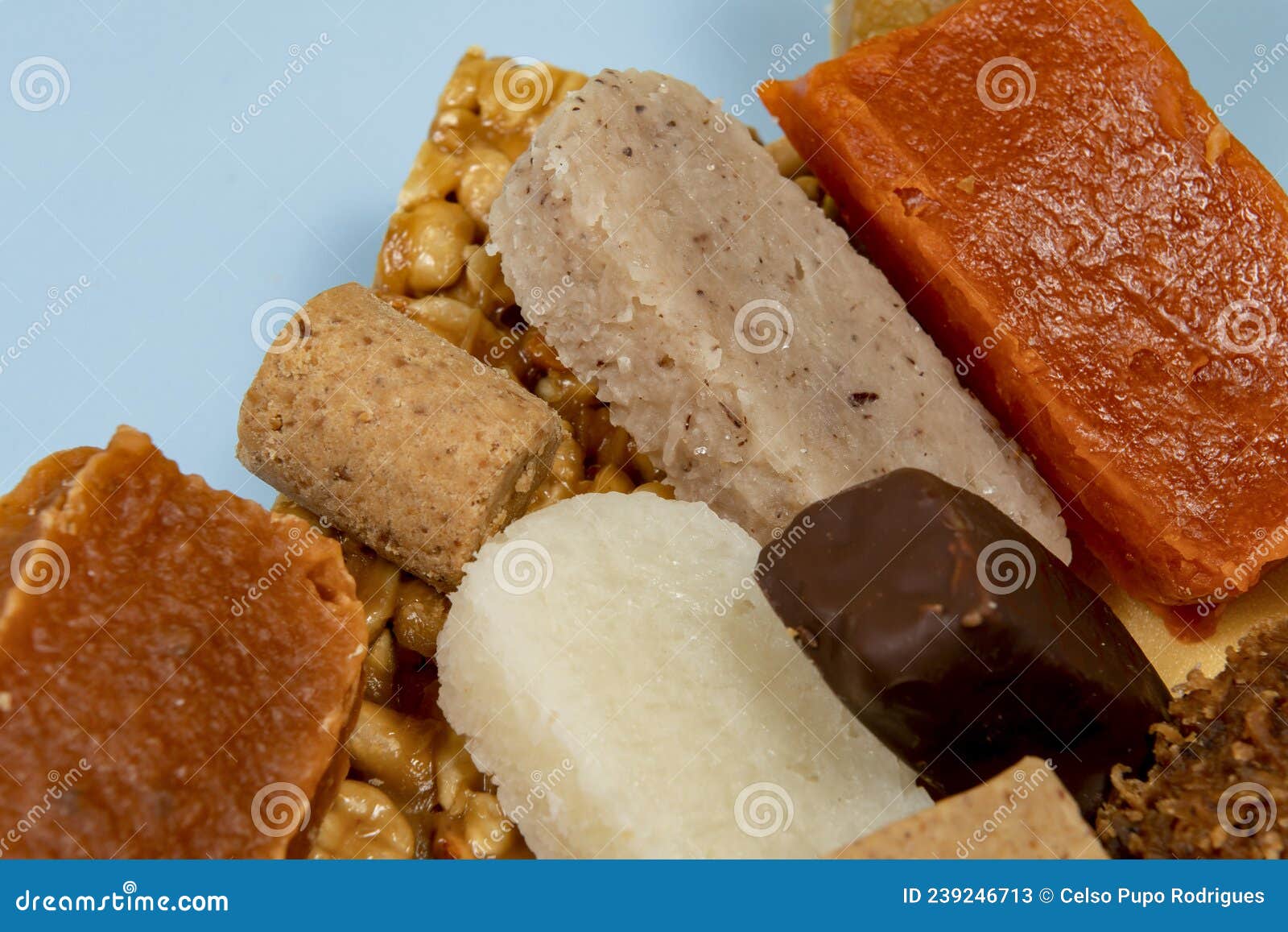 Coconut Candy, Pumpkin Candy, Pacoca, Peanut Butter Stock Image - Image ...