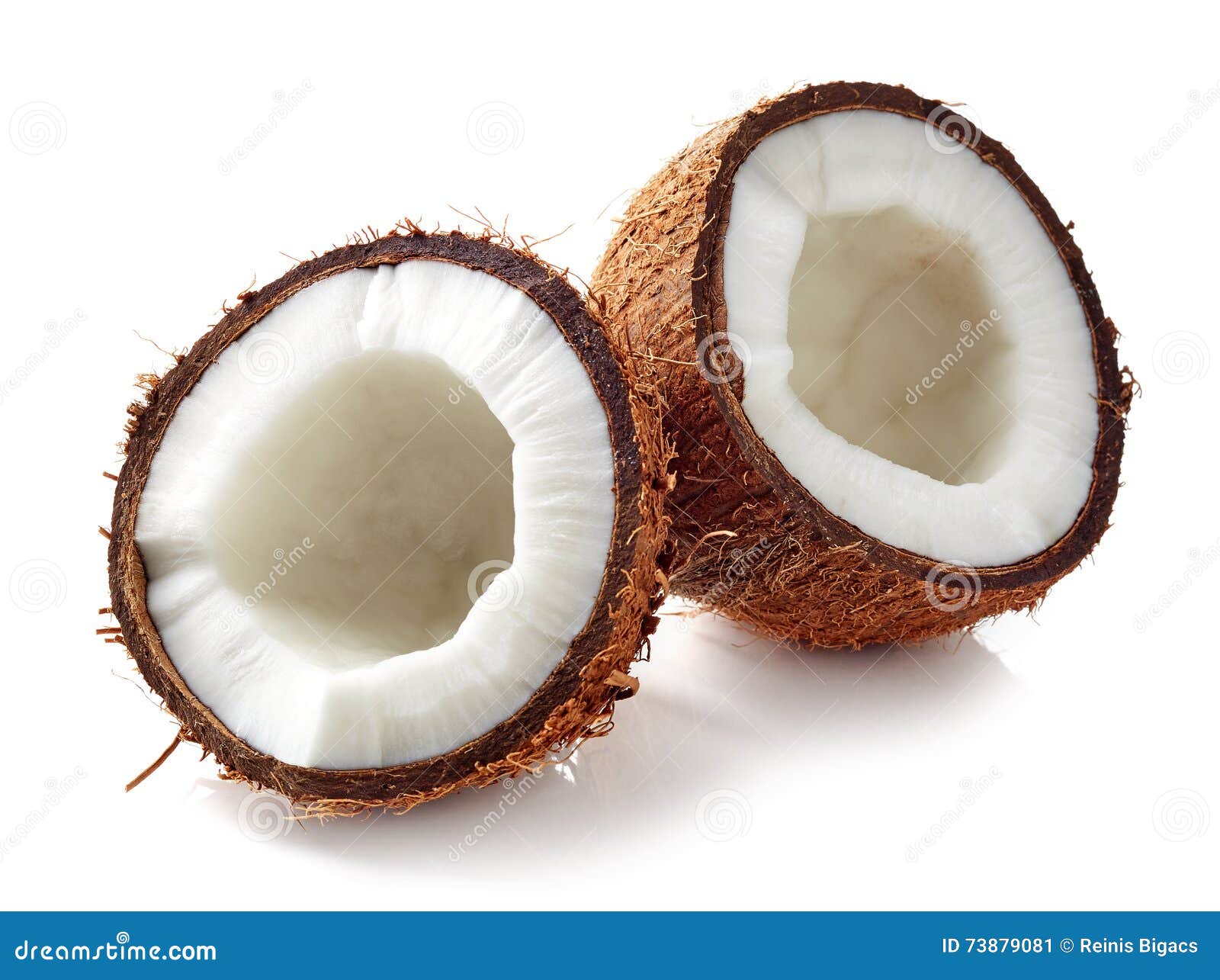 Coconut Close Up Isolated on White Stock Image - Image of shell, sweet ...