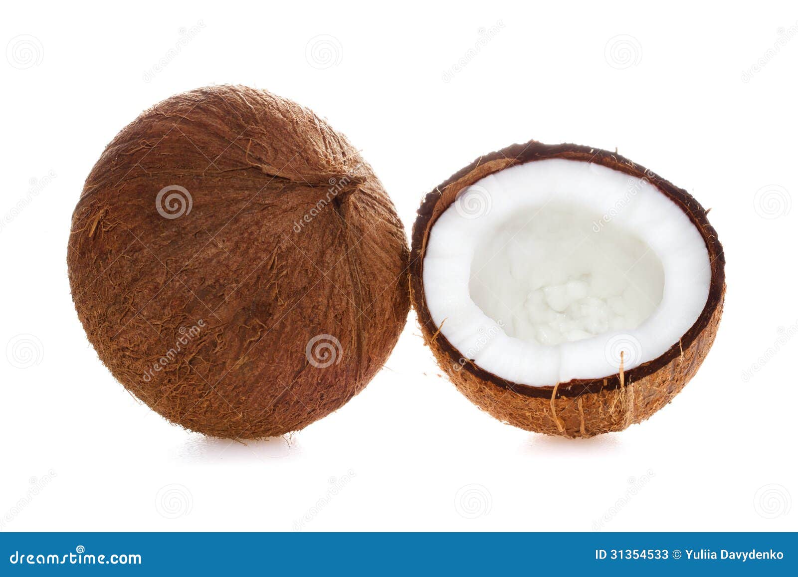 Coconut. stock image. Image of leaves, fruit, ingredient - 31354533