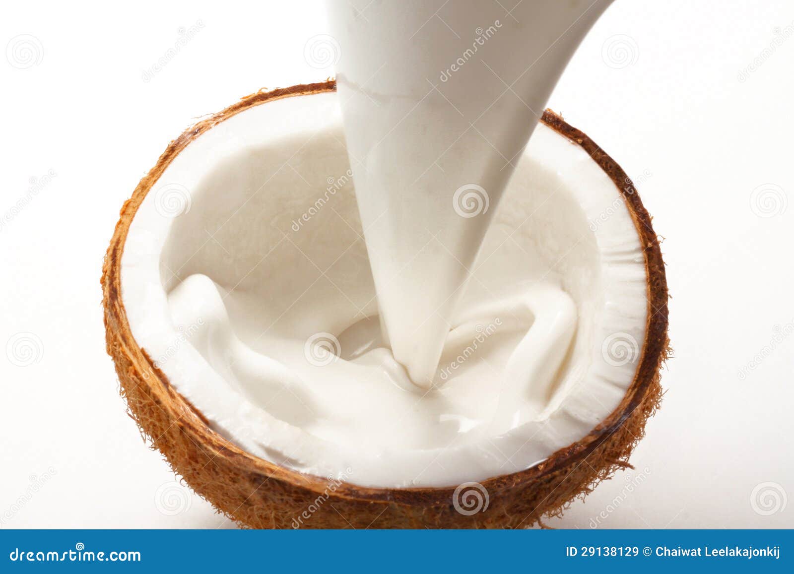 Coconut with coconut milk stock image. Image of healthy - 29138129
