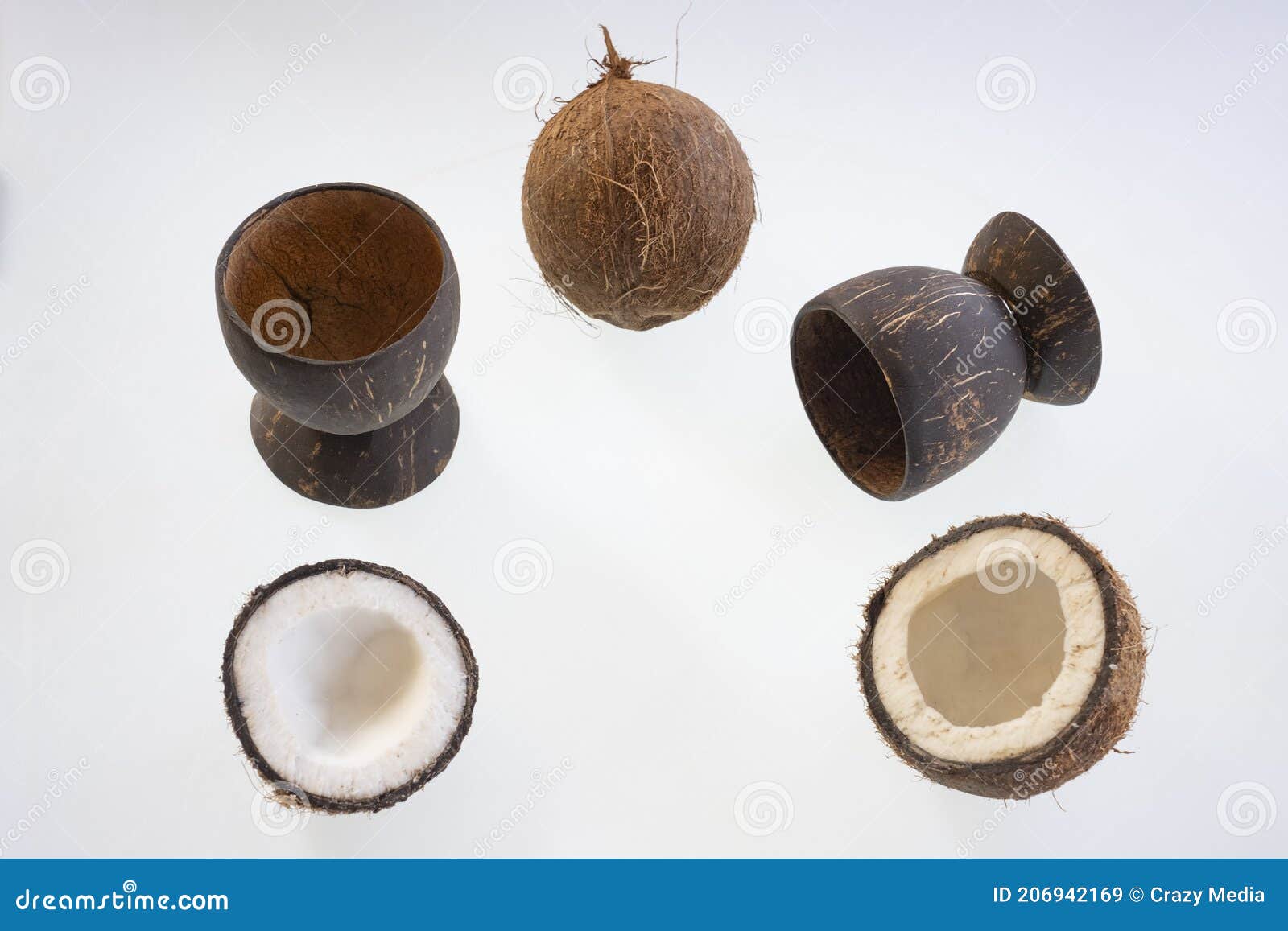 Coconut Cup Model Idea for Camping Use Stock Image - Image of design ...