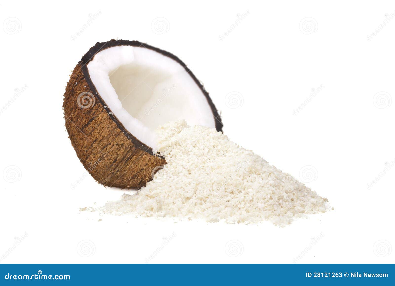 Coconut Half stock image. Image of white, hollow, healthy - 28121263