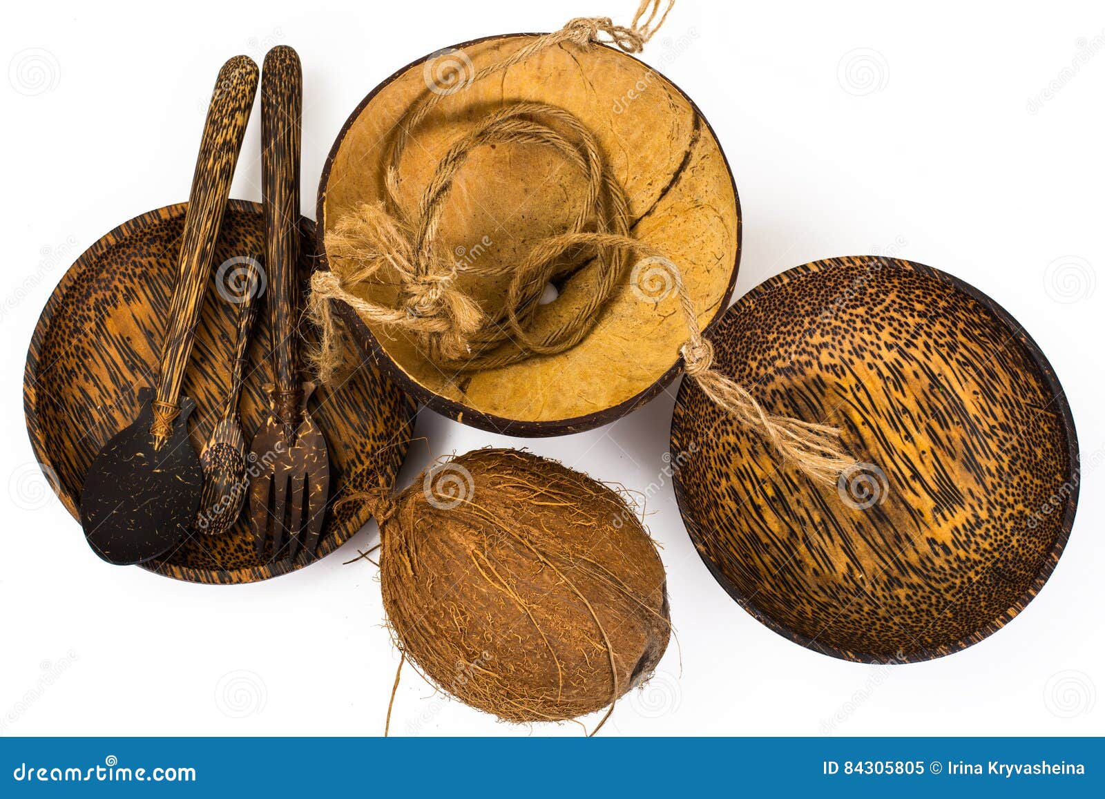 Coconut and Handmade Products from it Stock Image - Image of natural ...