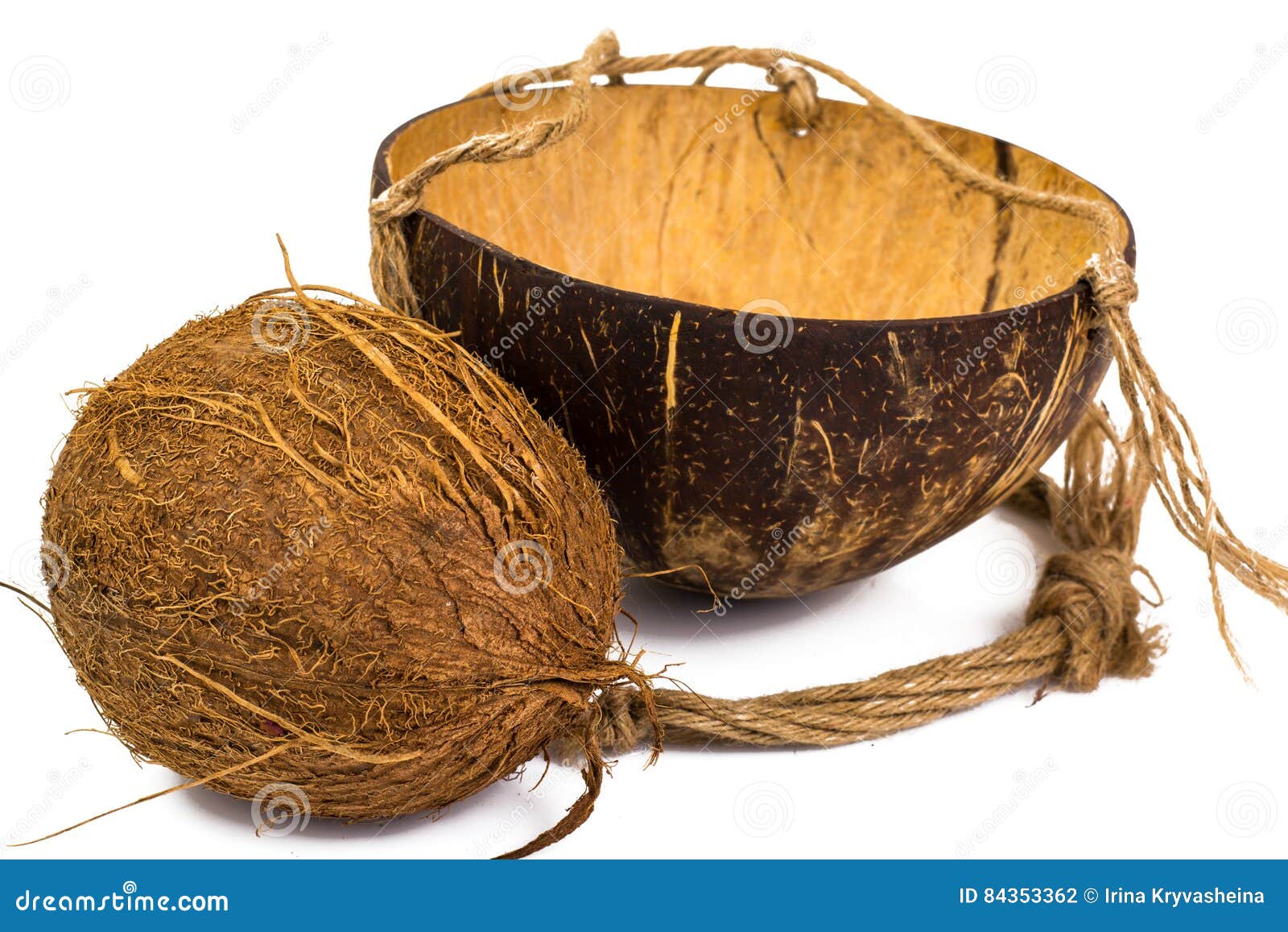 Coconut and Handmade Products from it Stock Photo - Image of beauty ...