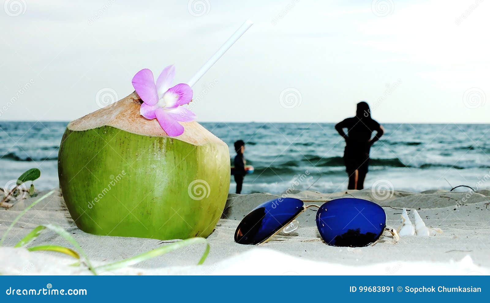 Coconut in the holidays stock image. Image of coconut - 99683891