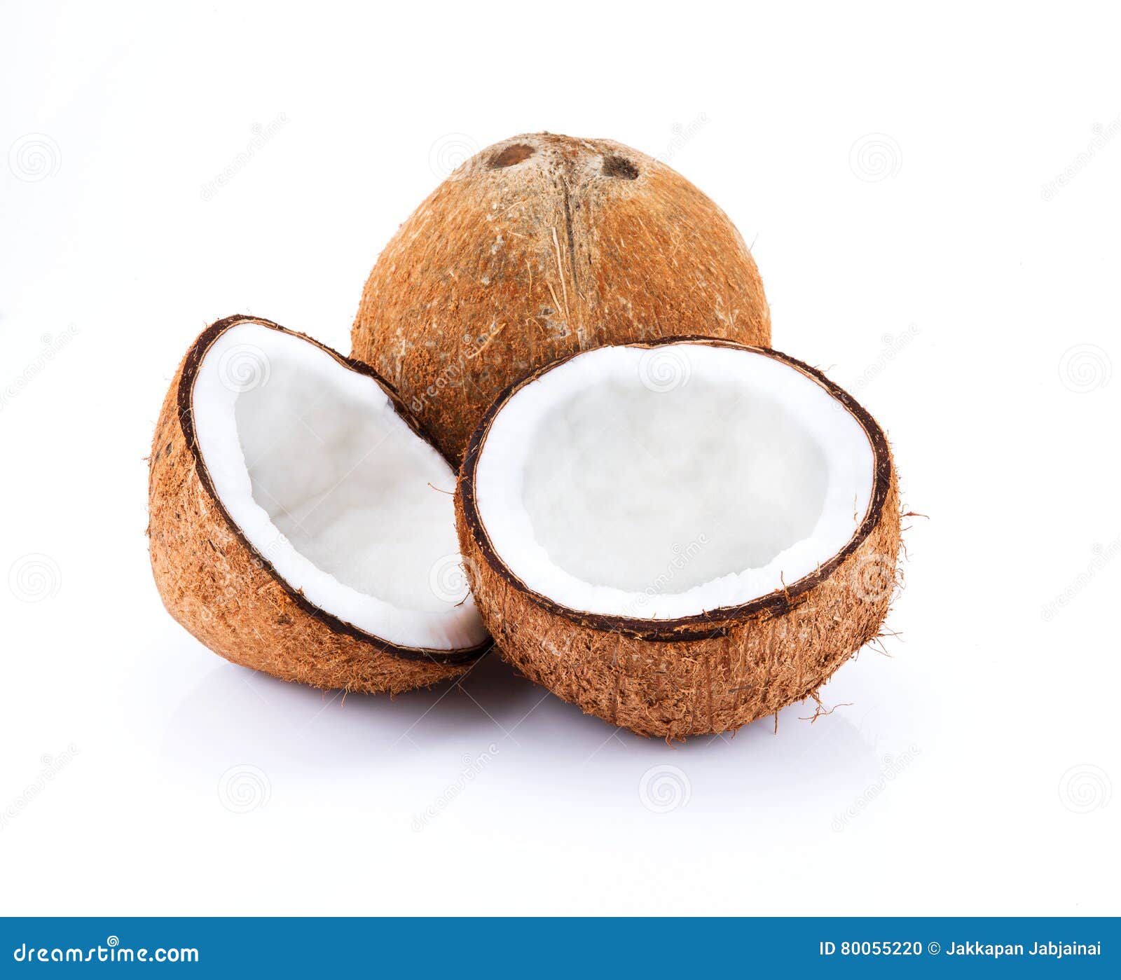 Coconut isolate on white stock photo. Image of healthy - 80055220