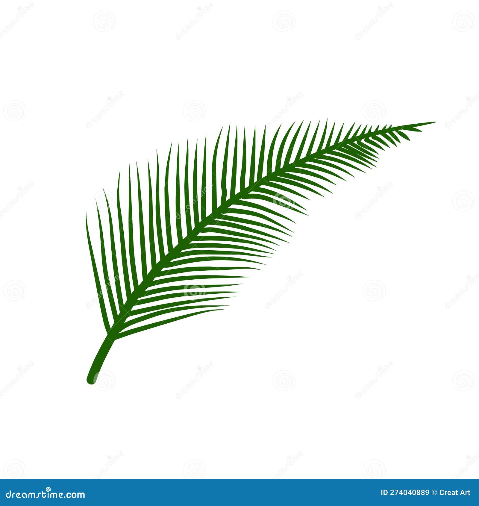 Coconut Leaf Vector Illustration | CartoonDealer.com #28722098 Coconut Leaf Vector Illustration | CartoonDealer.com #28722098