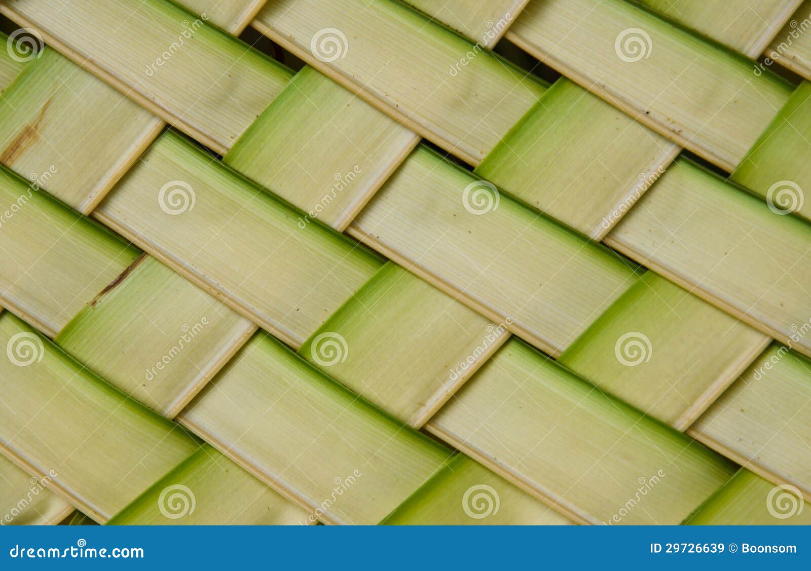 Coconut Leaves Weave Pattern Royalty Free Stock Images - Image: 29726639