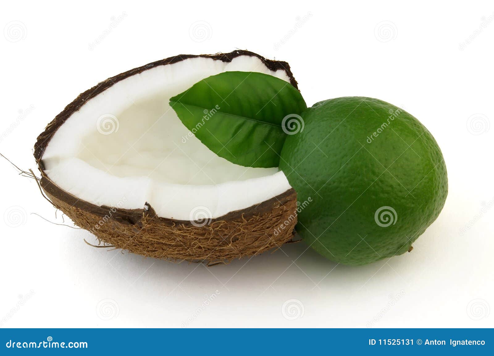 Coconut and lime stock image. Image of freshness, healthy - 11525131