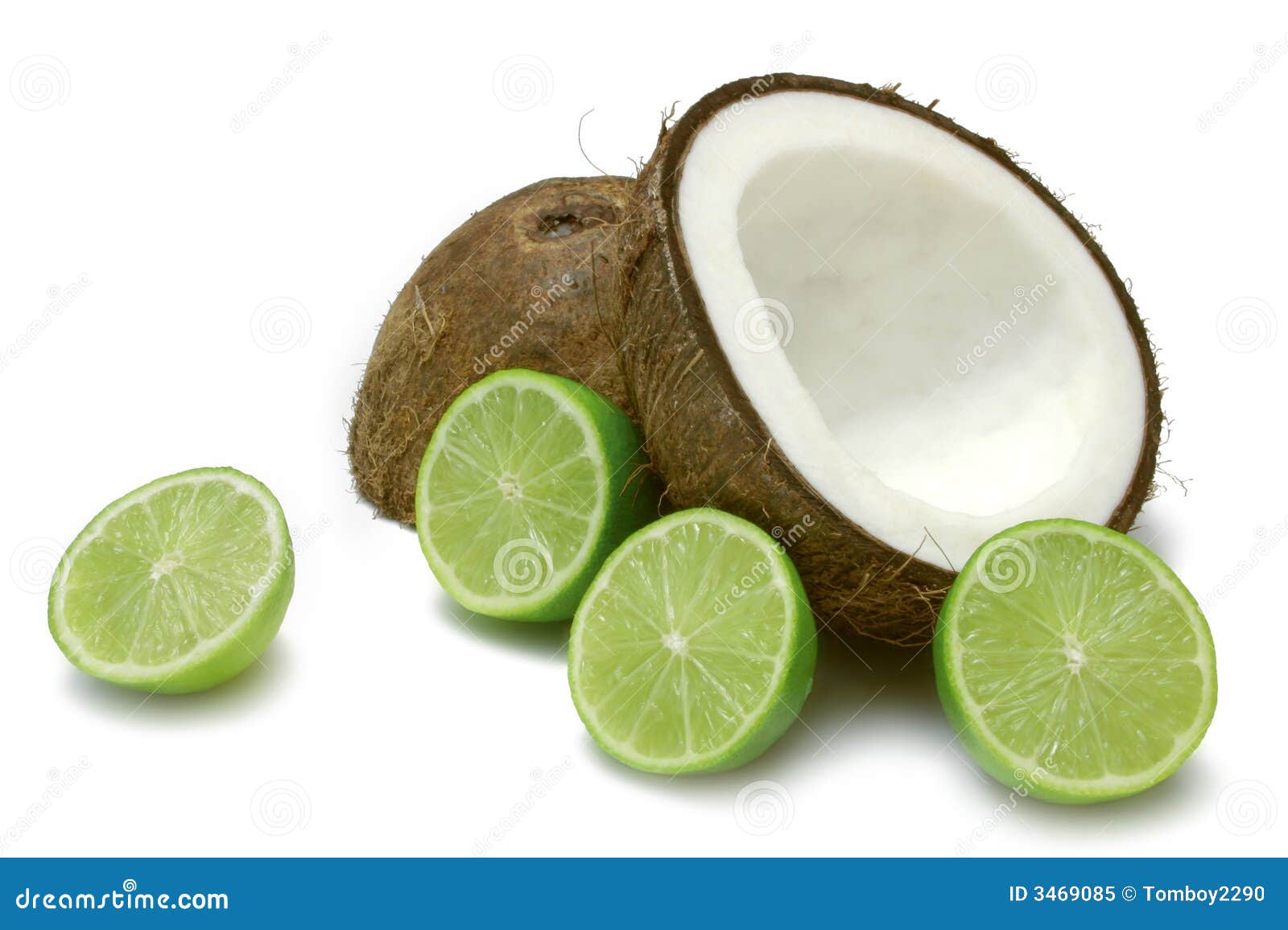 Coconut and Lime stock image. Image of flavour, citrus - 3469085